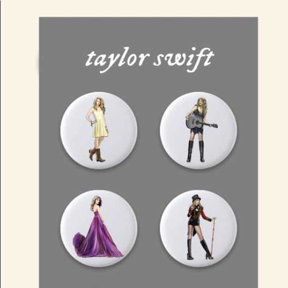 Taylor Swift | Accessories | Taylor Swift Folklore Eras Pin Set Buttons ...